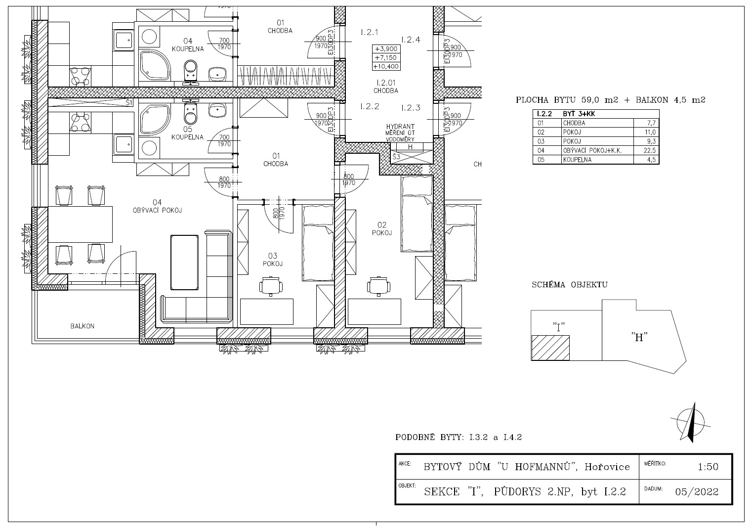 Detail bytu | Nová čtvrť Hořovice